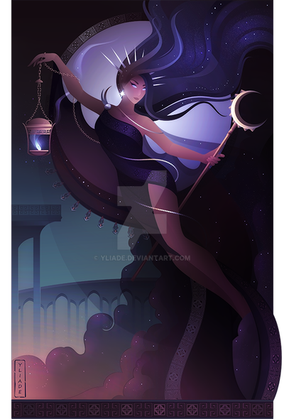 Nyx ~ Greek Mythology By Yliade On Deviantart