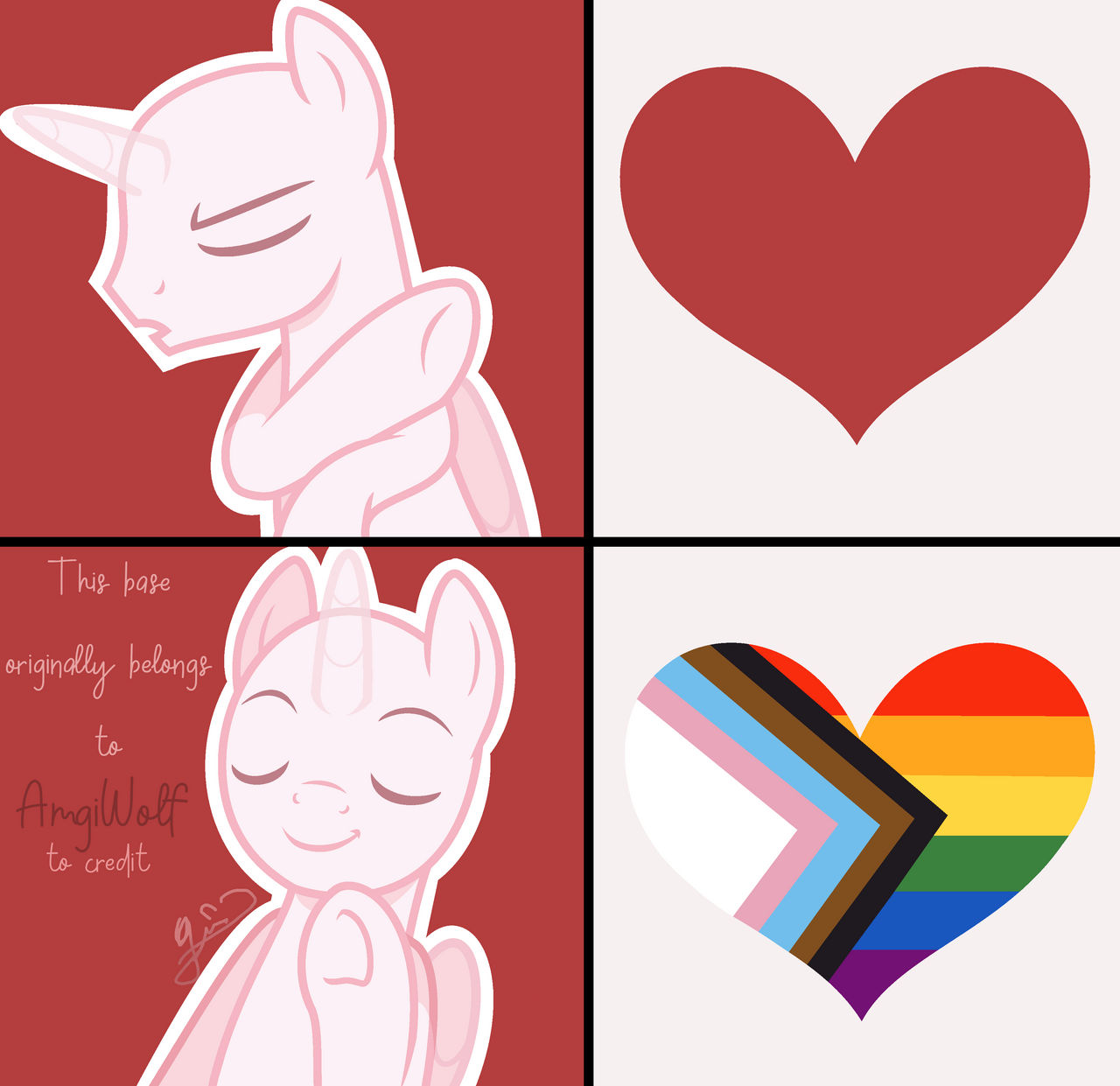 Mlp Baselgbtq Love By Masami Rose Sav On Deviantart