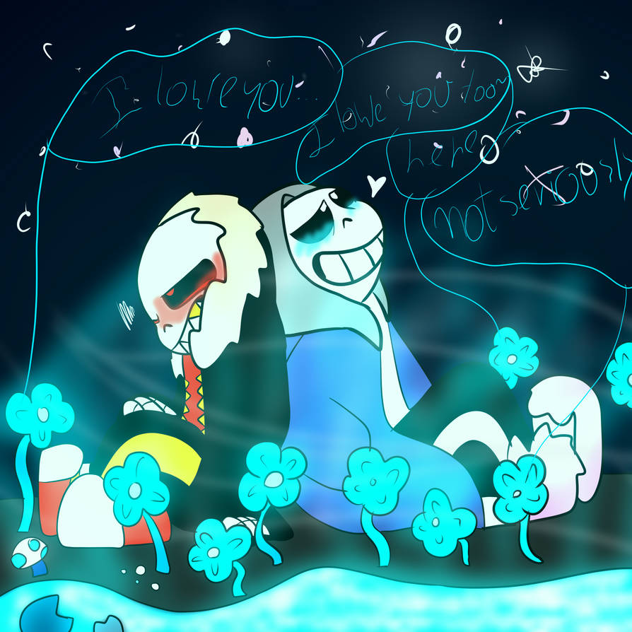 Sans X Fell Kustardclassicfell By Mashakosyuk8 On Deviantart