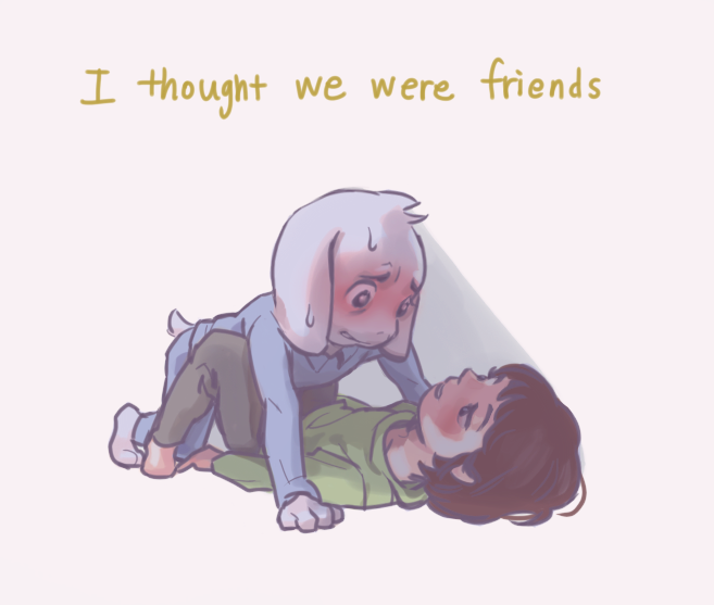 Chara X Asriel By Alganiq On Deviantart