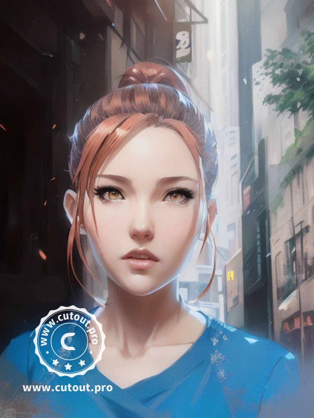 Redhead Anime Girl By Karl2db On Deviantart
