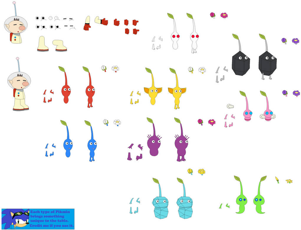 Kphoria Character Builder Olimar And Pikmin By Sonickphoria On Deviantart