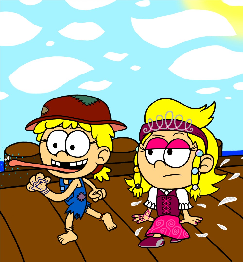 One Piece Lana And Lola Loud By Chimafan1 On Deviantart