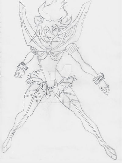 Ryuko Matoi Sketch By Dragonfistartist900 On Deviantart