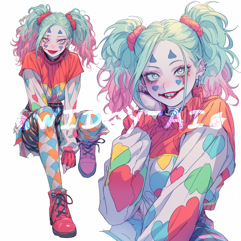 Crazy Clown Cutie Ai Adopt 6 Open By Widgy Ai On Deviantart