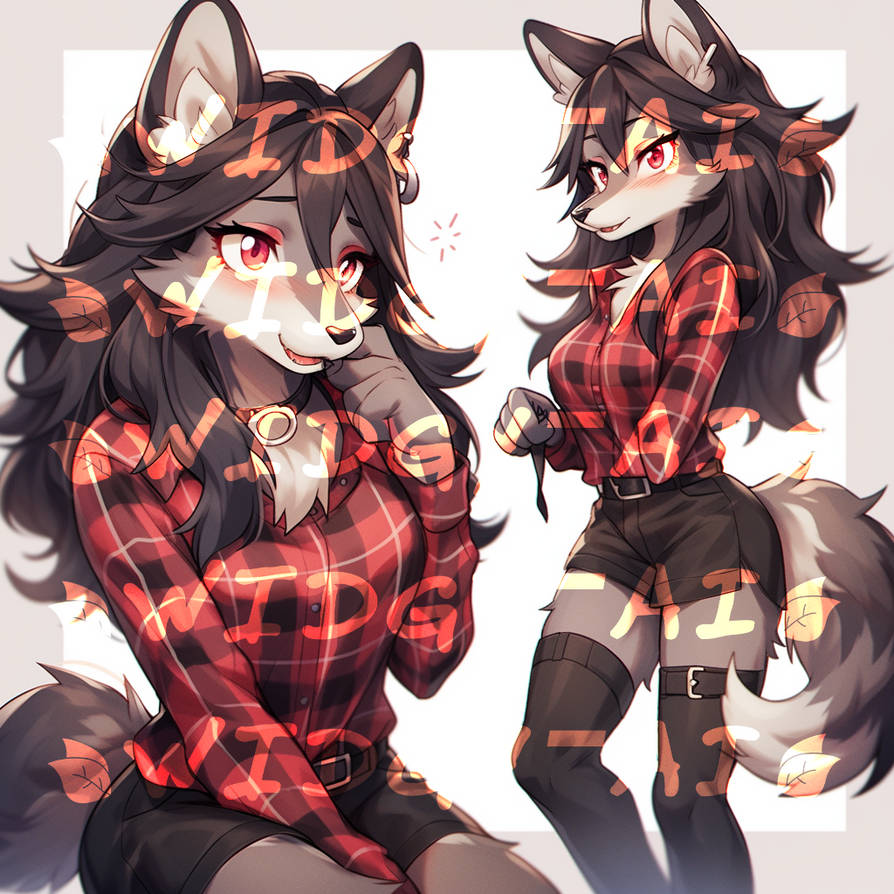 Fine Flannel Wolf Ai Adopt 6 Open By Widgy Ai On Deviantart