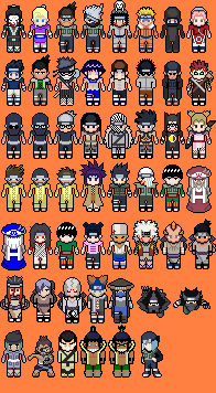 Characters Sprites Naruto by marcani on DeviantArt
