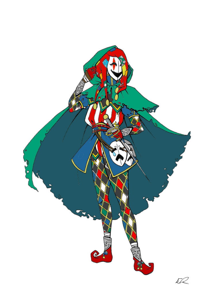 The Jester By Abrightillustration On Deviantart