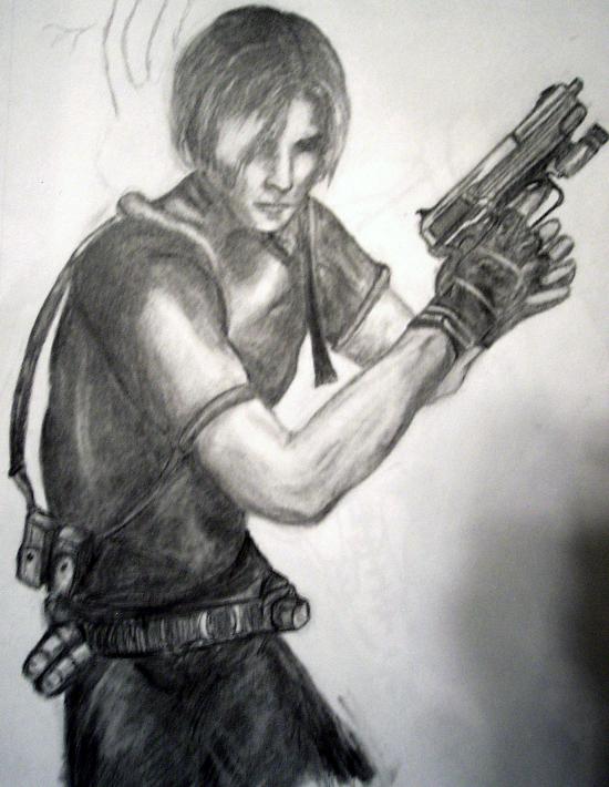 Leon Resident Evil 4 by DarkInuAngle on DeviantArt