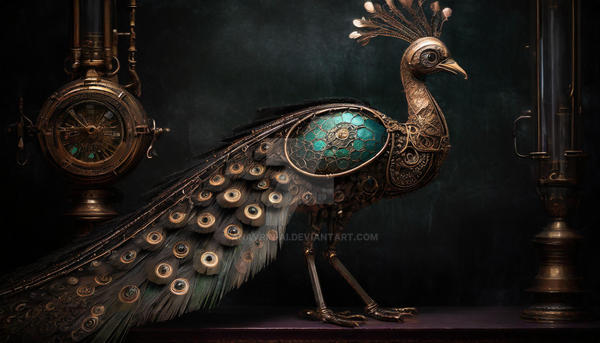 Steampunk Peacock 15 By Anavrin Ai On Deviantart