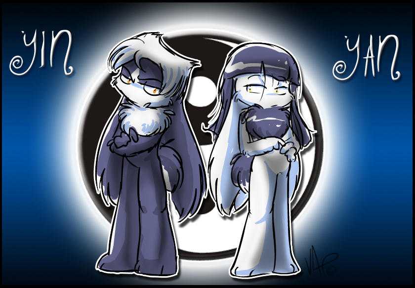 Yin and Yan by vaporotem on DeviantArt