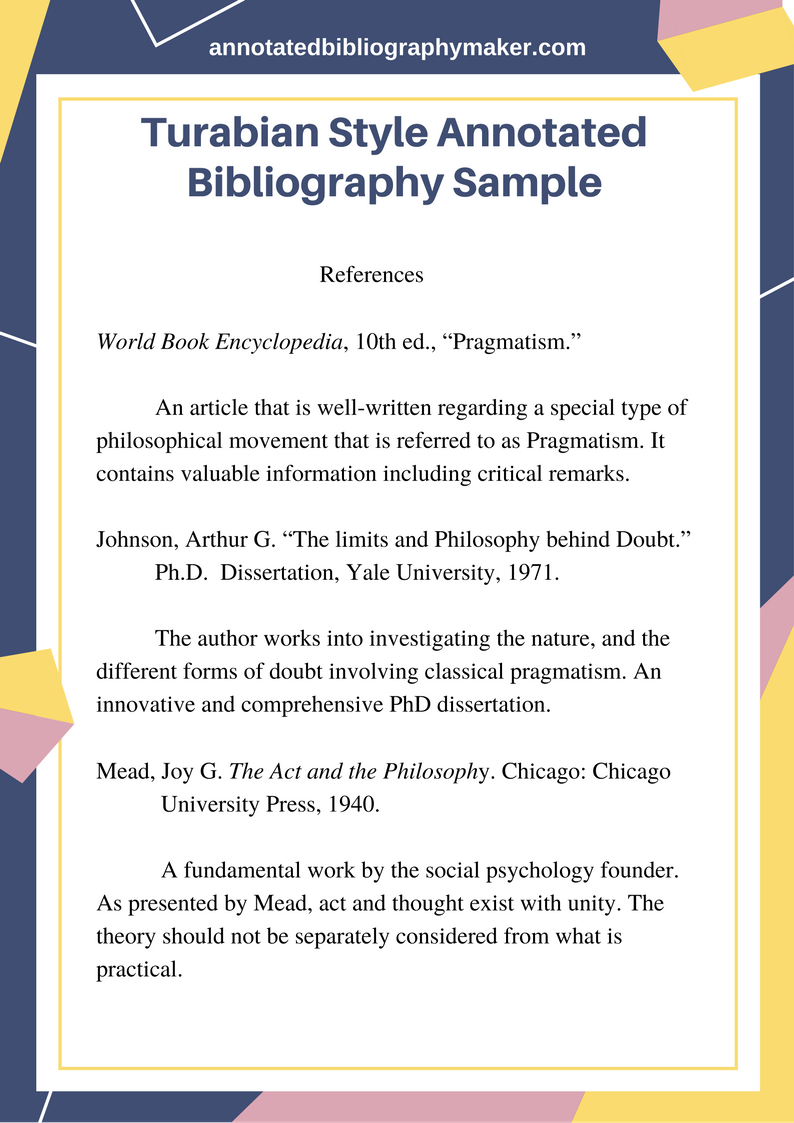 Turabian Style Annotated Bibliography Sample by Annotatedbib-Samples on ... Turabian Style Annotated Bibliography Sample by Annotatedbib-Samples on ...