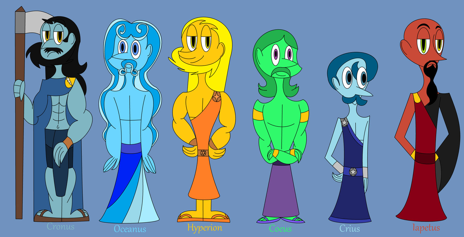 Greek Titans by Glitchy-Indie-Gal on DeviantArt Greek Titans by Glitchy-Indie-Gal on DeviantArt