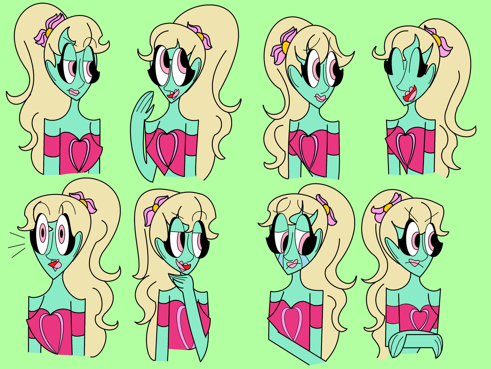 Salacia Expressions By Glitchy Indie Gal On Deviantart