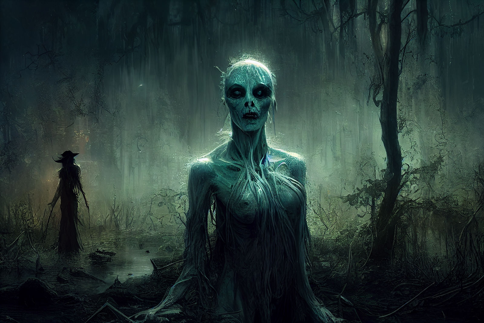 Ghost Wight Woman In The Swamp 01 By Zumstein On Deviantart