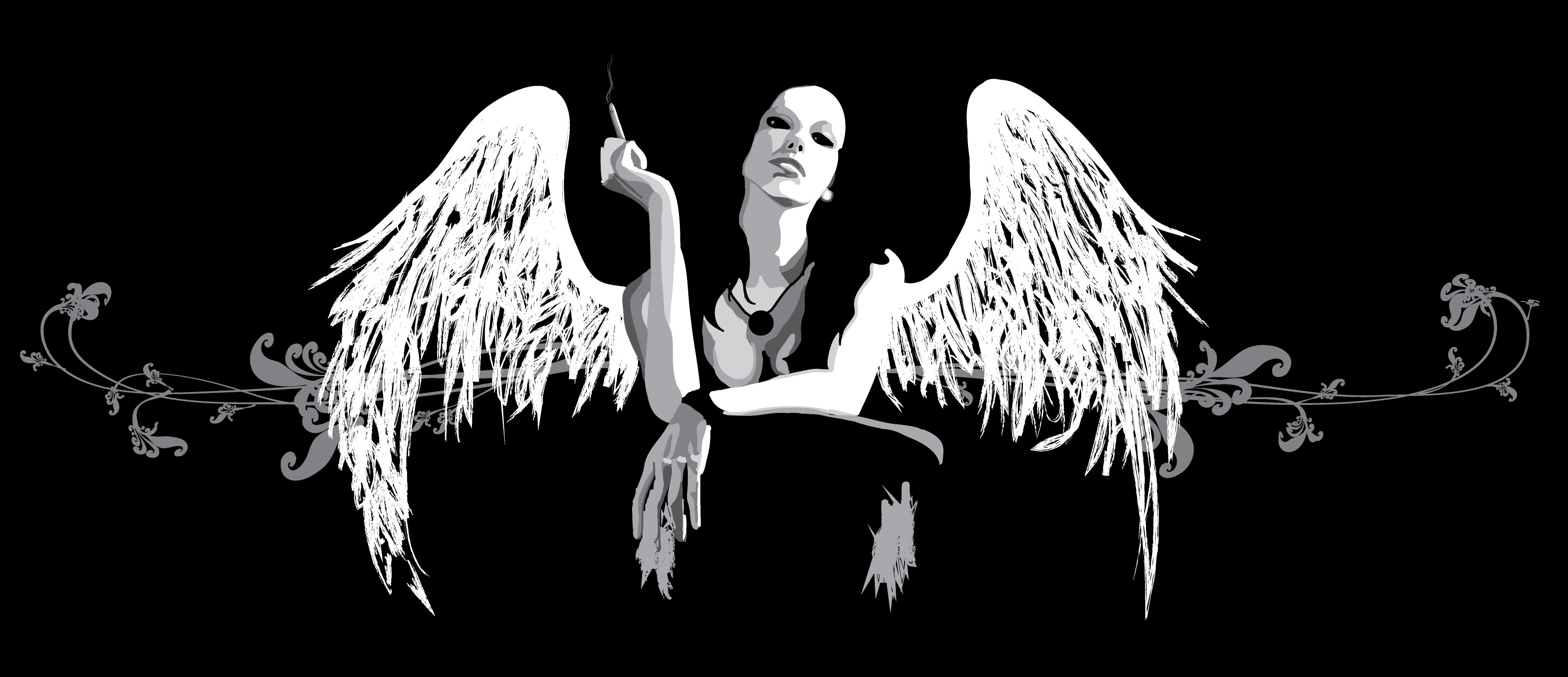 Smoking Angel 2 By Xaiko On Deviantart