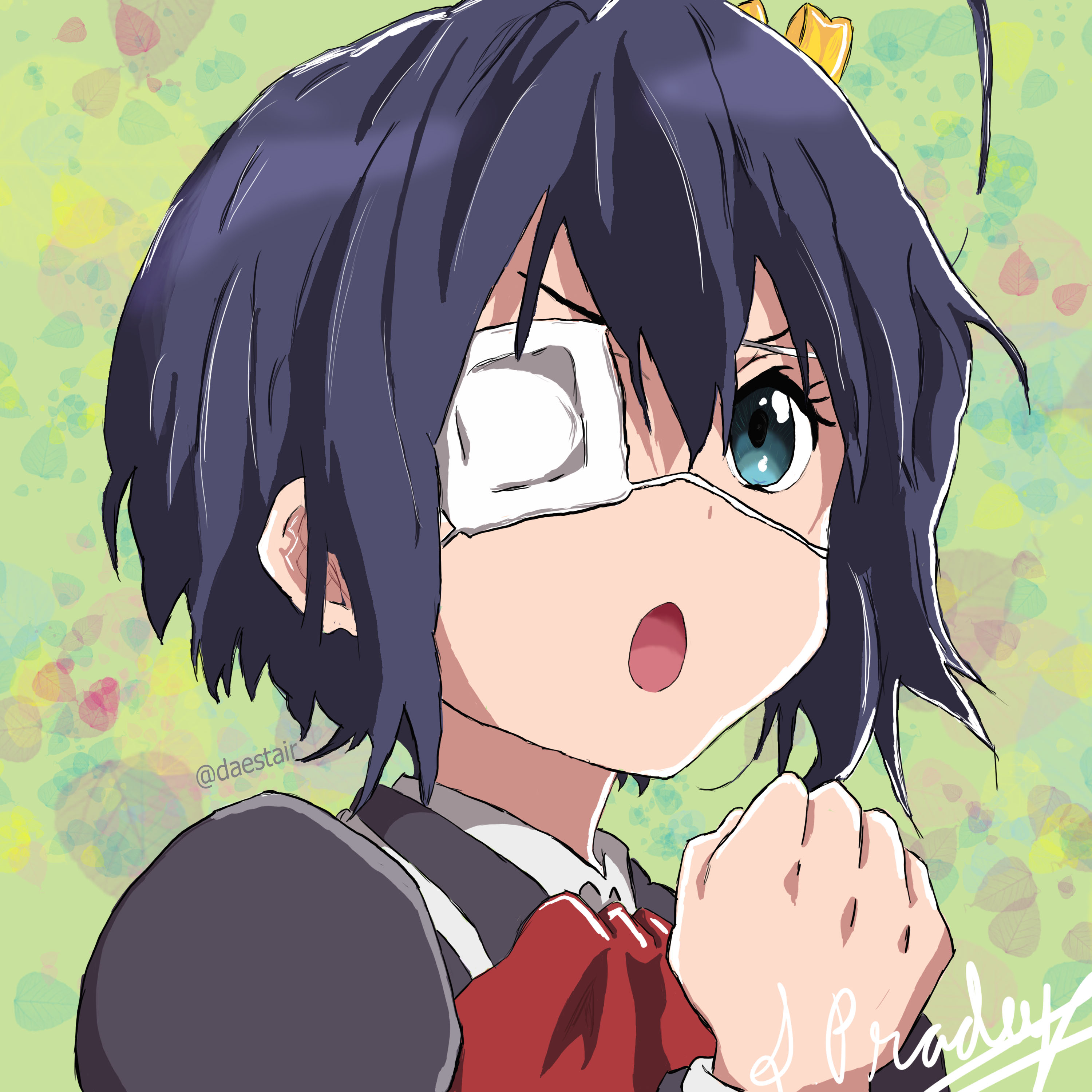 Rikka Takanashi Digital Fanart By Daestair On Deviantart