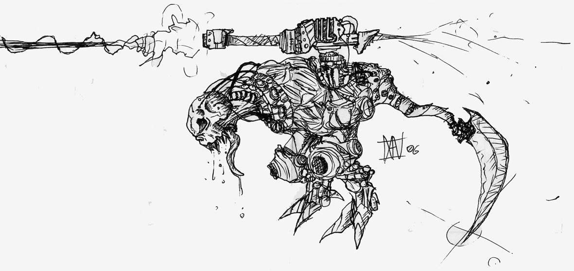 zombie robot thing by andr00 on DeviantArt