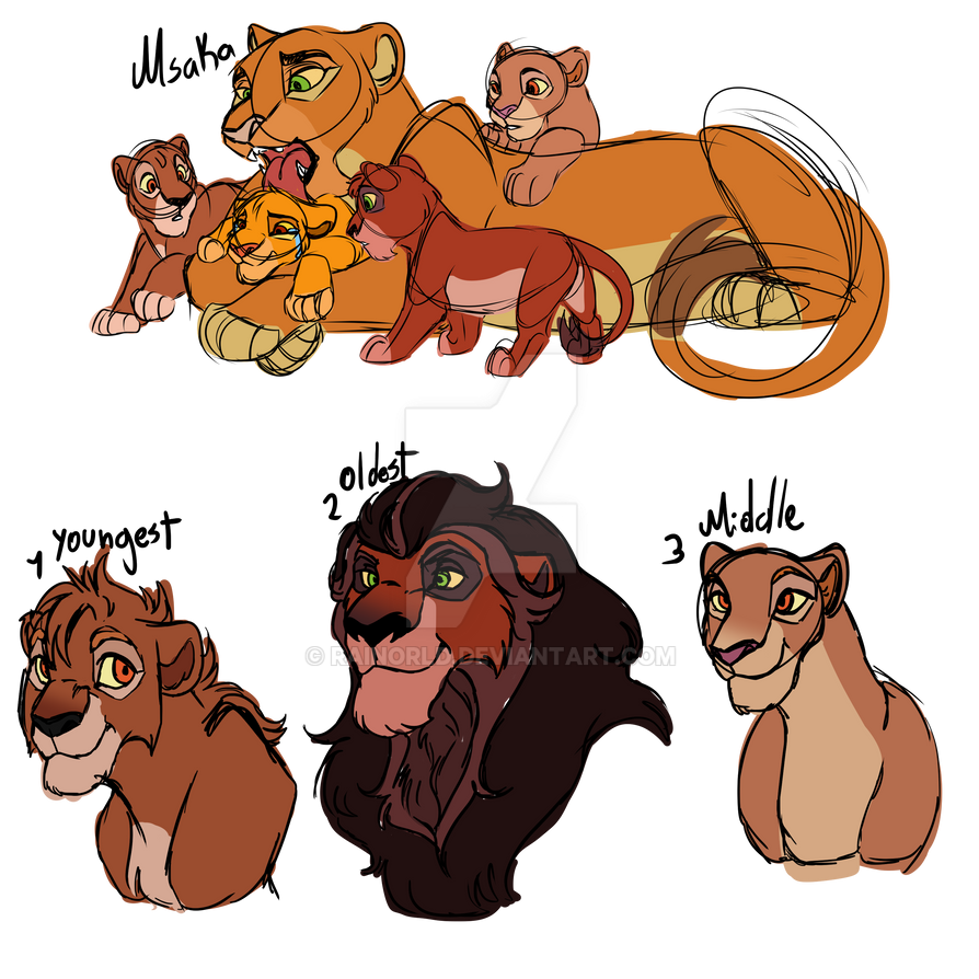 TLK HC: Simba's adoptive family sketch by Rainorld on DeviantArt TLK HC: Simba's adoptive family sketch by Rainorld on DeviantArt