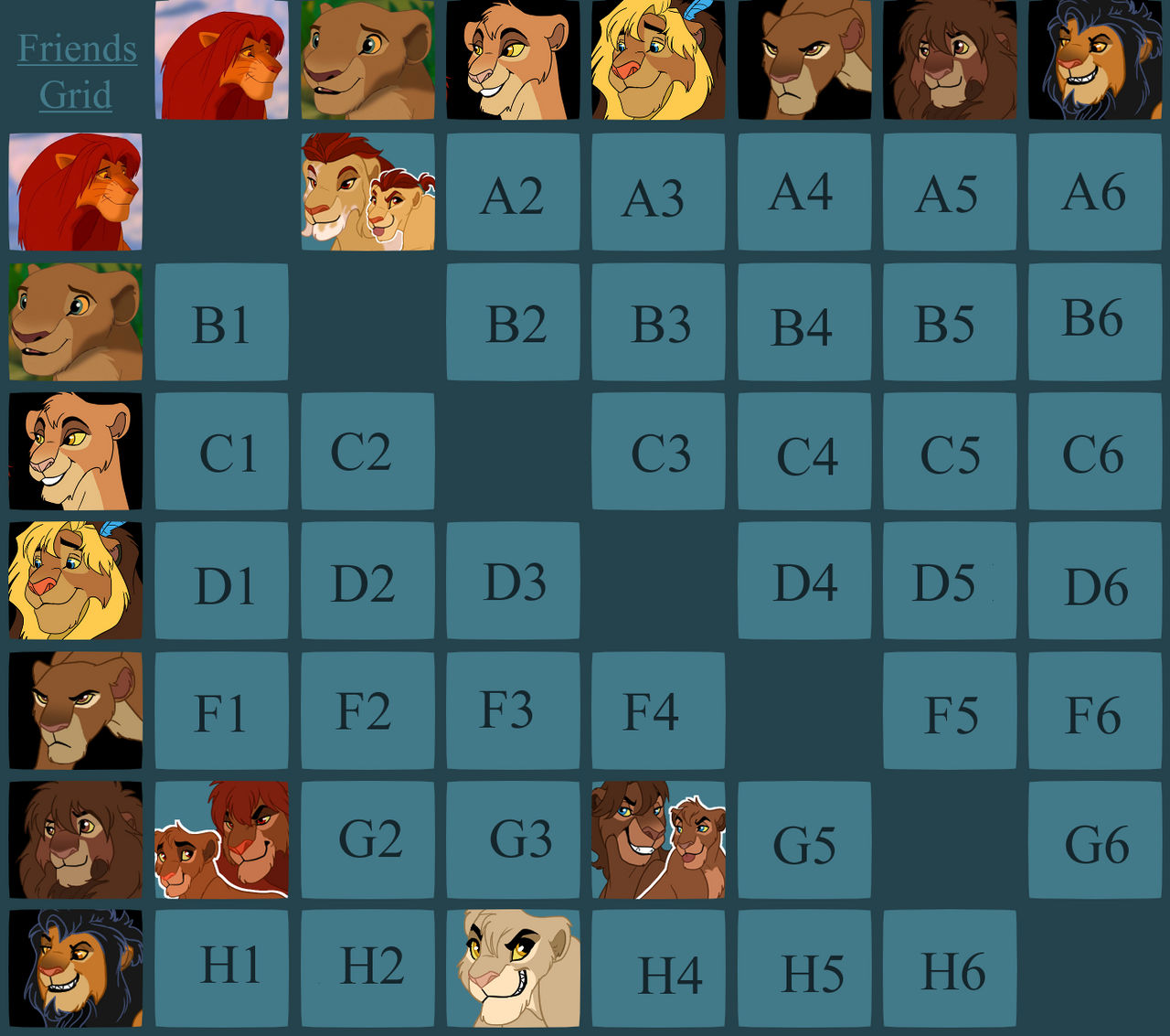 TLK Friends Grid Result - Princess-Kitsune-Tsu by Rainorld on DeviantArt TLK Friends Grid Result - Princess-Kitsune-Tsu by Rainorld on DeviantArt