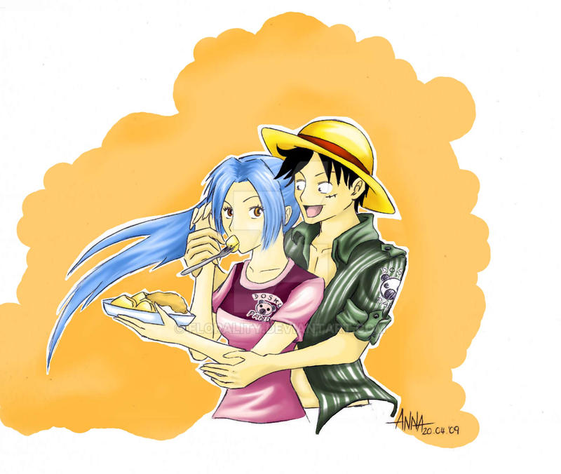 Luffy And Vivi By Florality On Deviantart