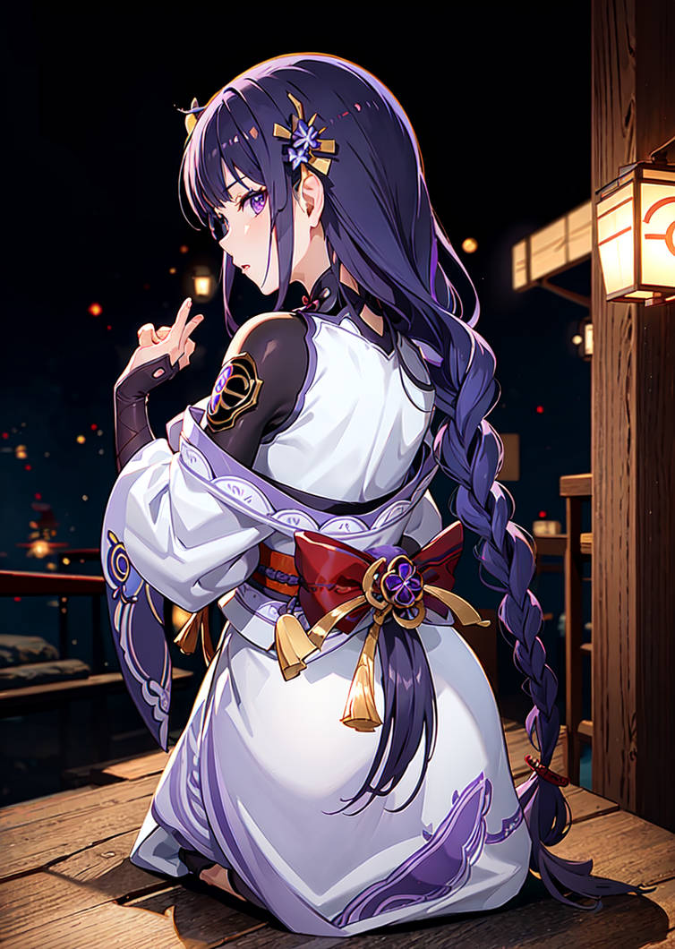 A Hot Night Raiden Shogun Genshin Impact By Shiho Genshin On Deviantart