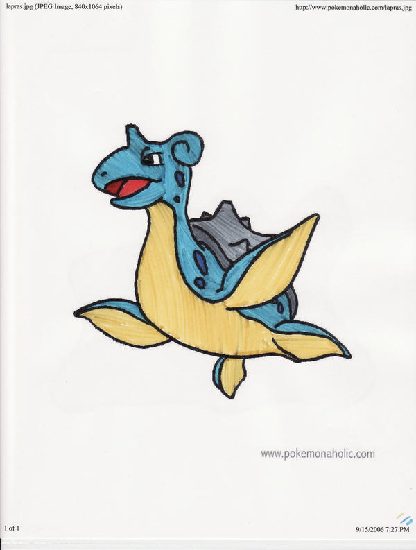 Lapras by kittyk2000 on DeviantArt