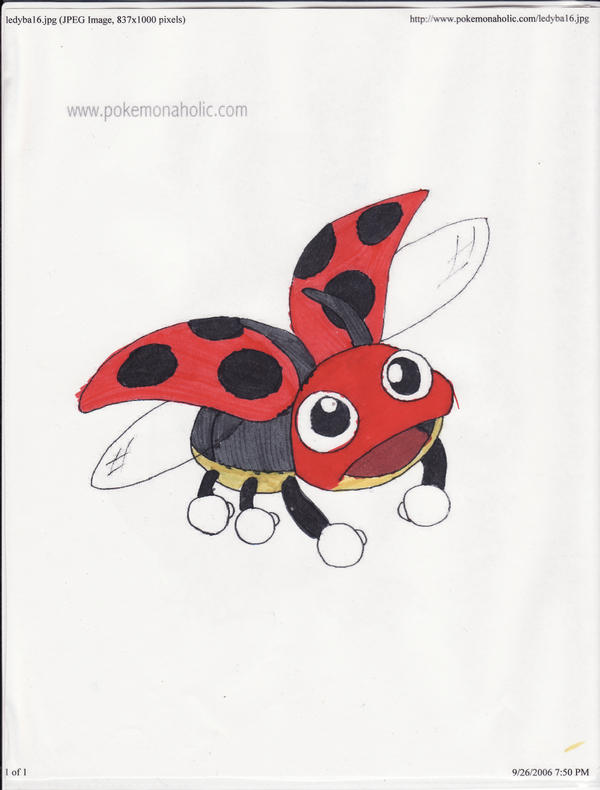 Ledyba by kittyk2000 on DeviantArt