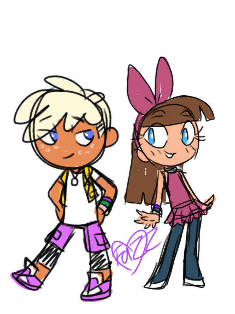 My Designs Of Chloe And Timmy By Fazzfuck On Deviantart