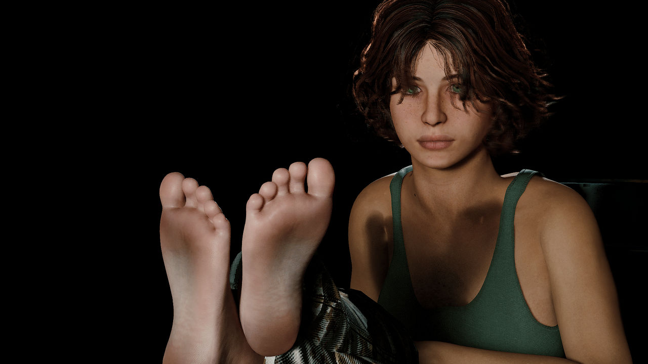 Lynette Feet Up Unreal Engine Version By Restif On Deviantart