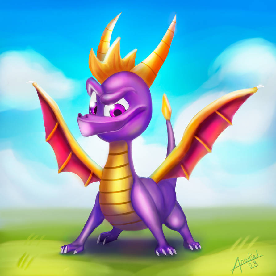 Spyro Fan Art By Anodiel On Deviantart