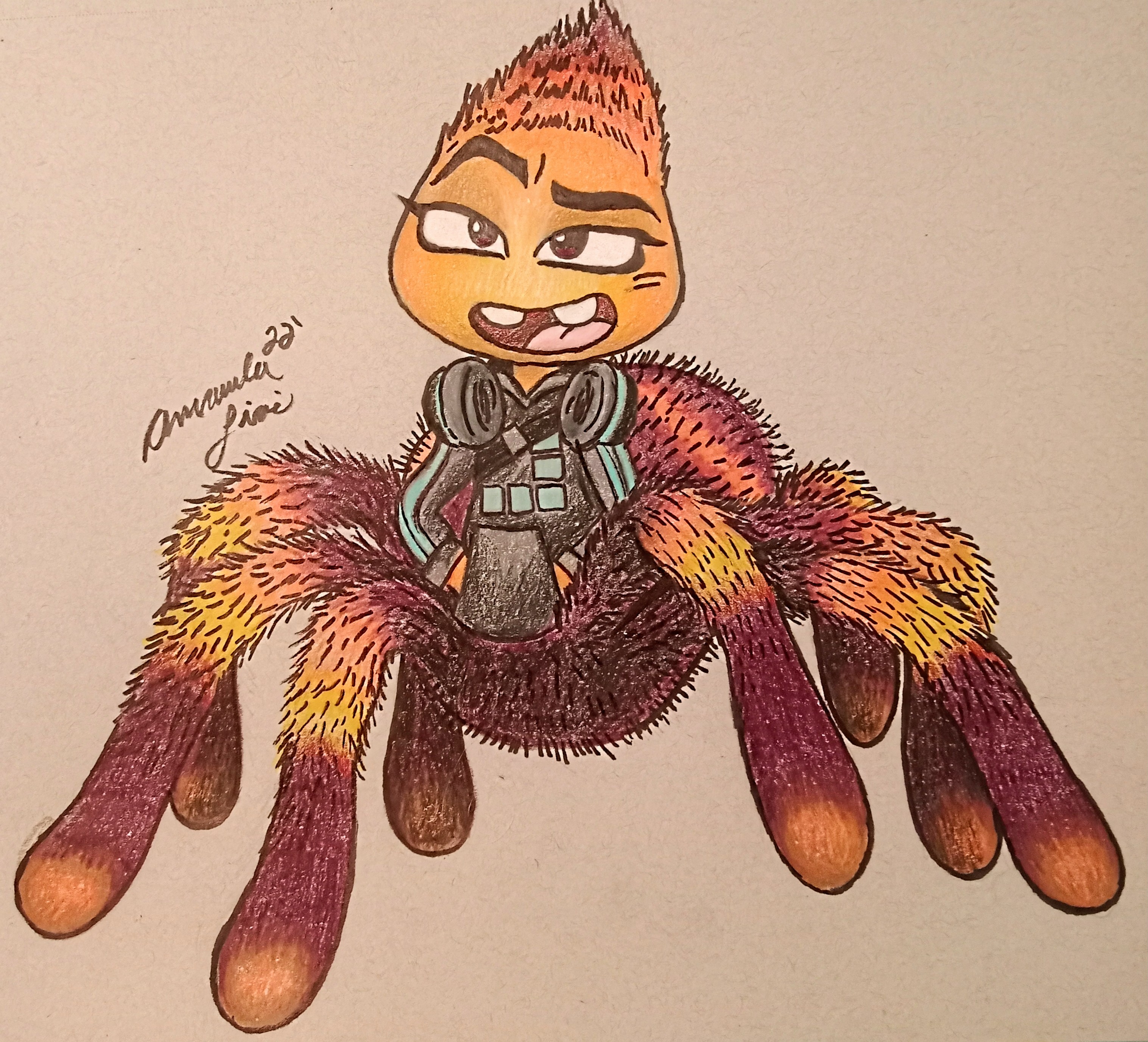 Comm The Bad Guys Ms Tarantula By Cartoonist99 On Deviantart