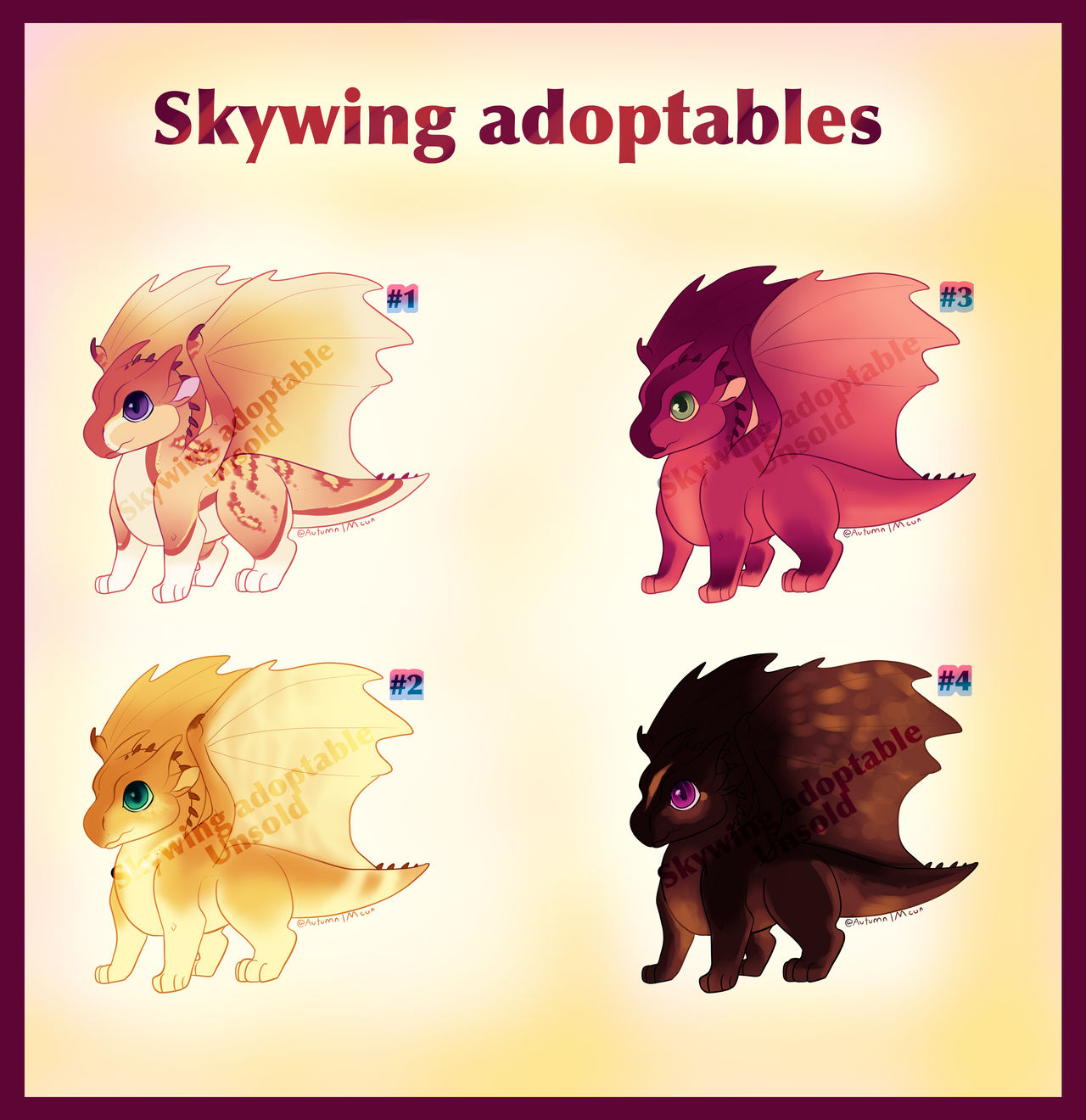 Closed Skywing Wof Adopts By Nichegoddess On Deviantart