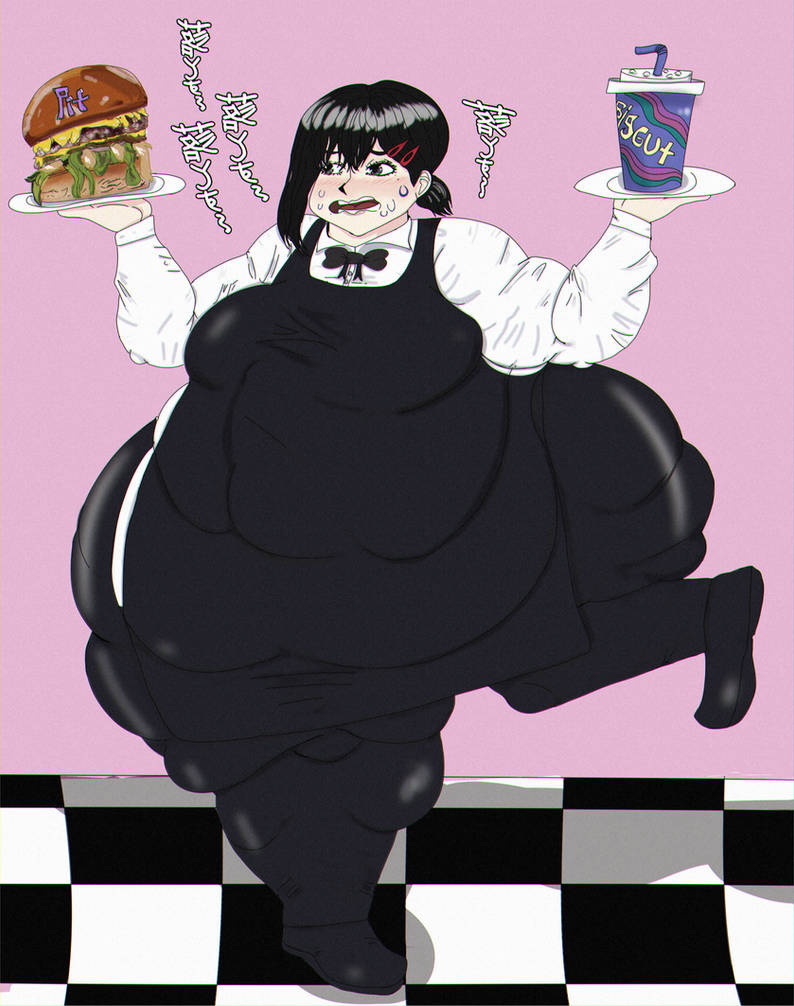 Kobeni The Large Waitress By Pitwithabow On Deviantart