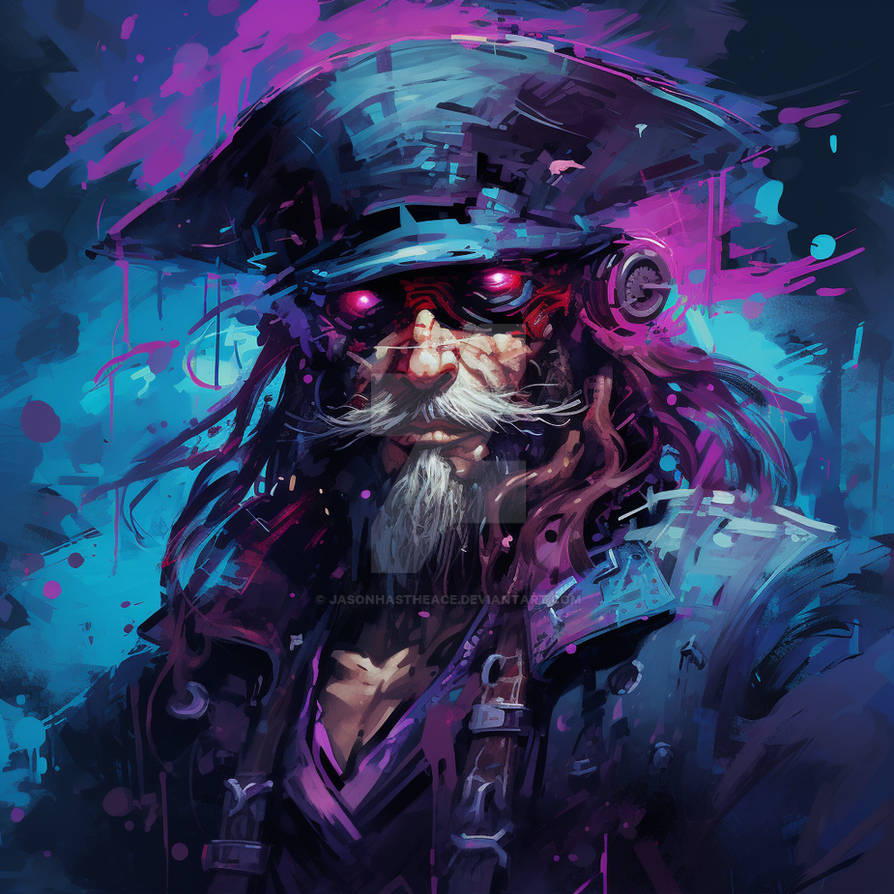 Cyberpunk Pirate Captain By Jasonhastheace On Deviantart