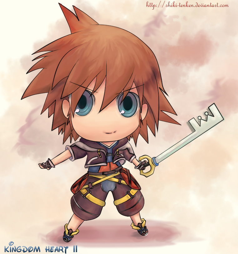 Chibi : Sora KH2 by Shiki-Tenken on DeviantArt