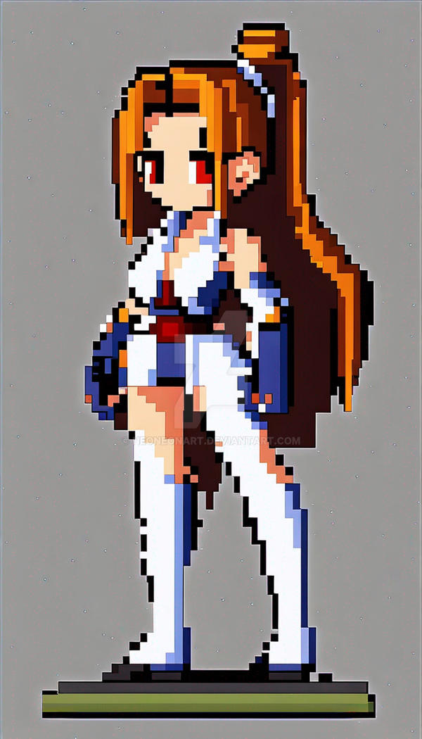 Female Pixel Art Character by NeoNeonArt on DeviantArt Female Pixel Art Character by NeoNeonArt on DeviantArt