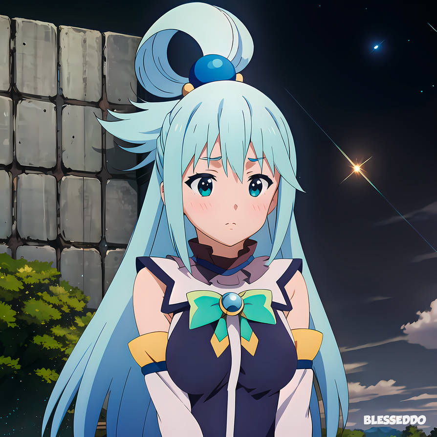 Aqua Konosuba By Blesseddo01 On Deviantart