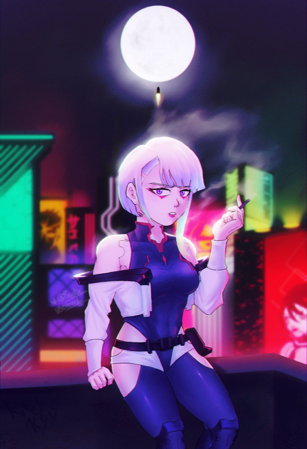 Lucy Cyberpunk Edgerunners By Alessandrogoku On Deviantart