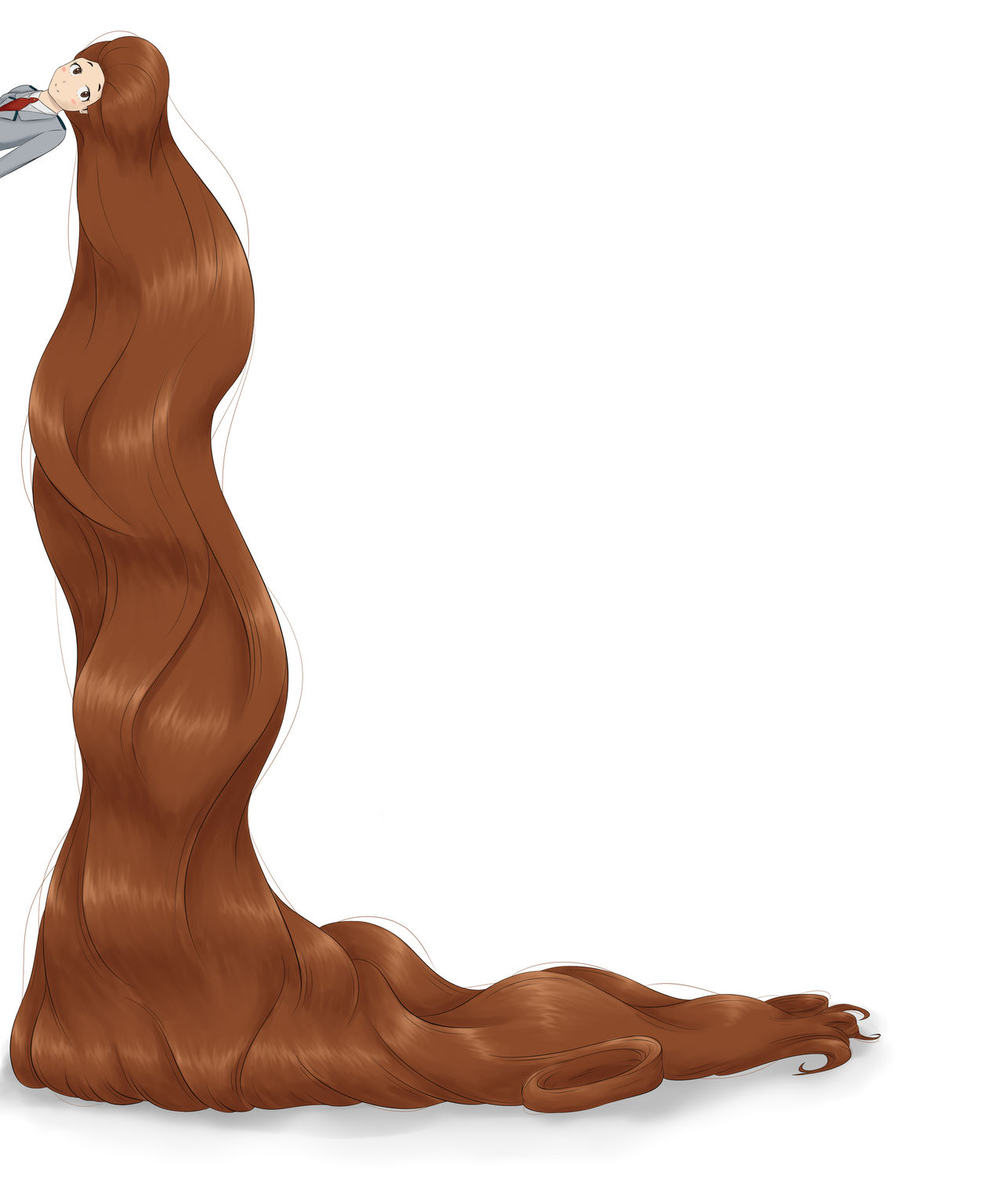 Ochako Uraraka Hair Growth Drive Result 2 By Benjl Art On Deviantart