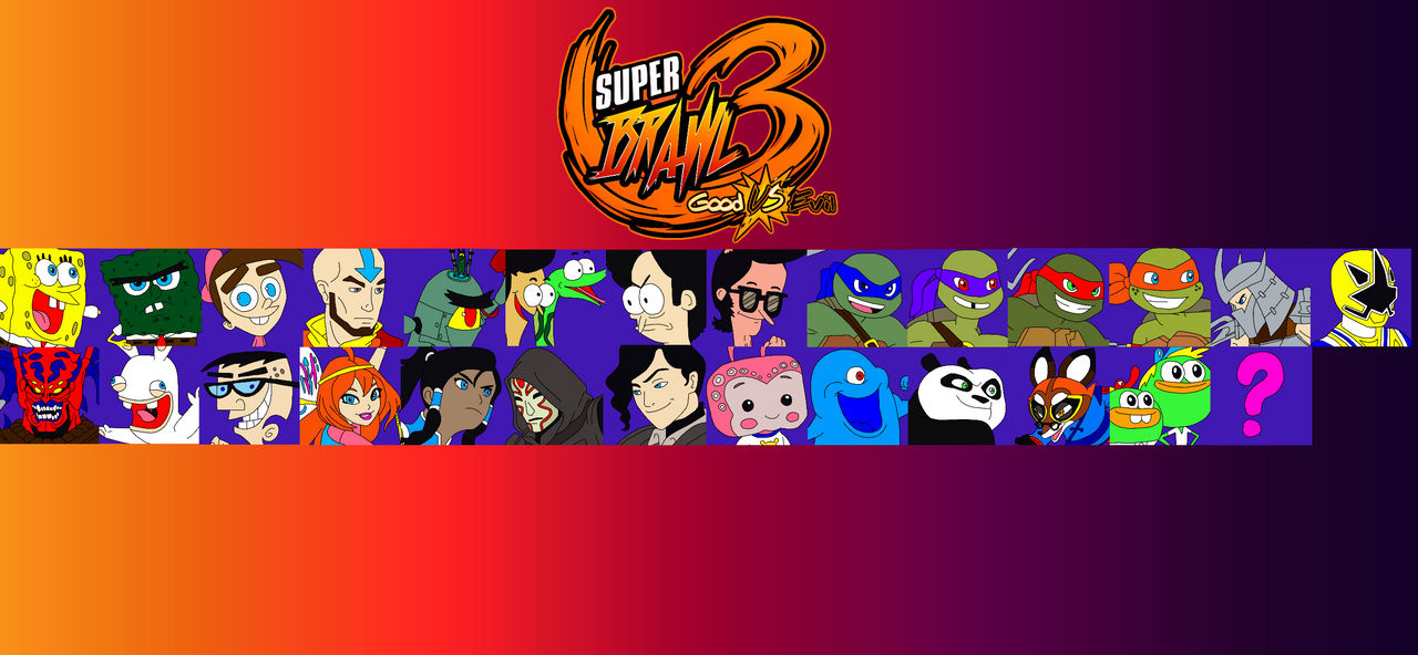 Super Brawl 3 Good Vs Evil By Elementalgod2023 On Deviantart