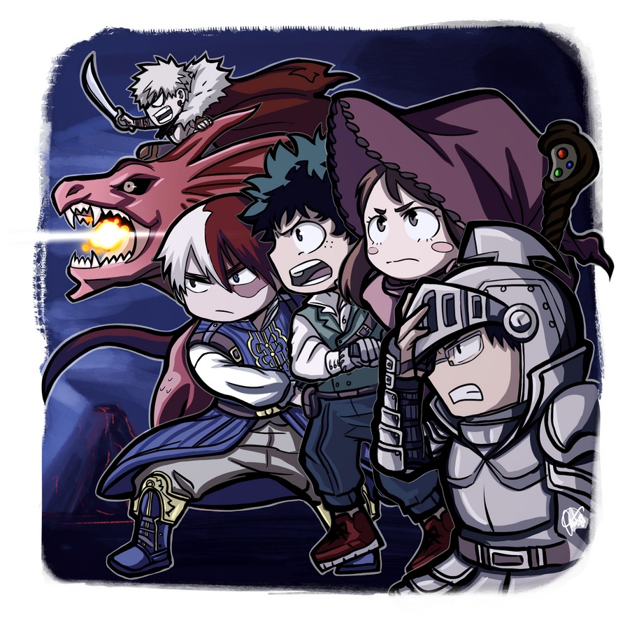 My Hero Academia Fantasy Au By Ambarsenpai On Deviantart