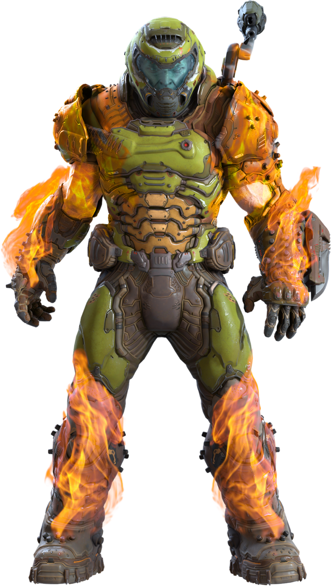 Doom Slayer Fire Suit Png By Uwiwiwlqlql On Deviantart