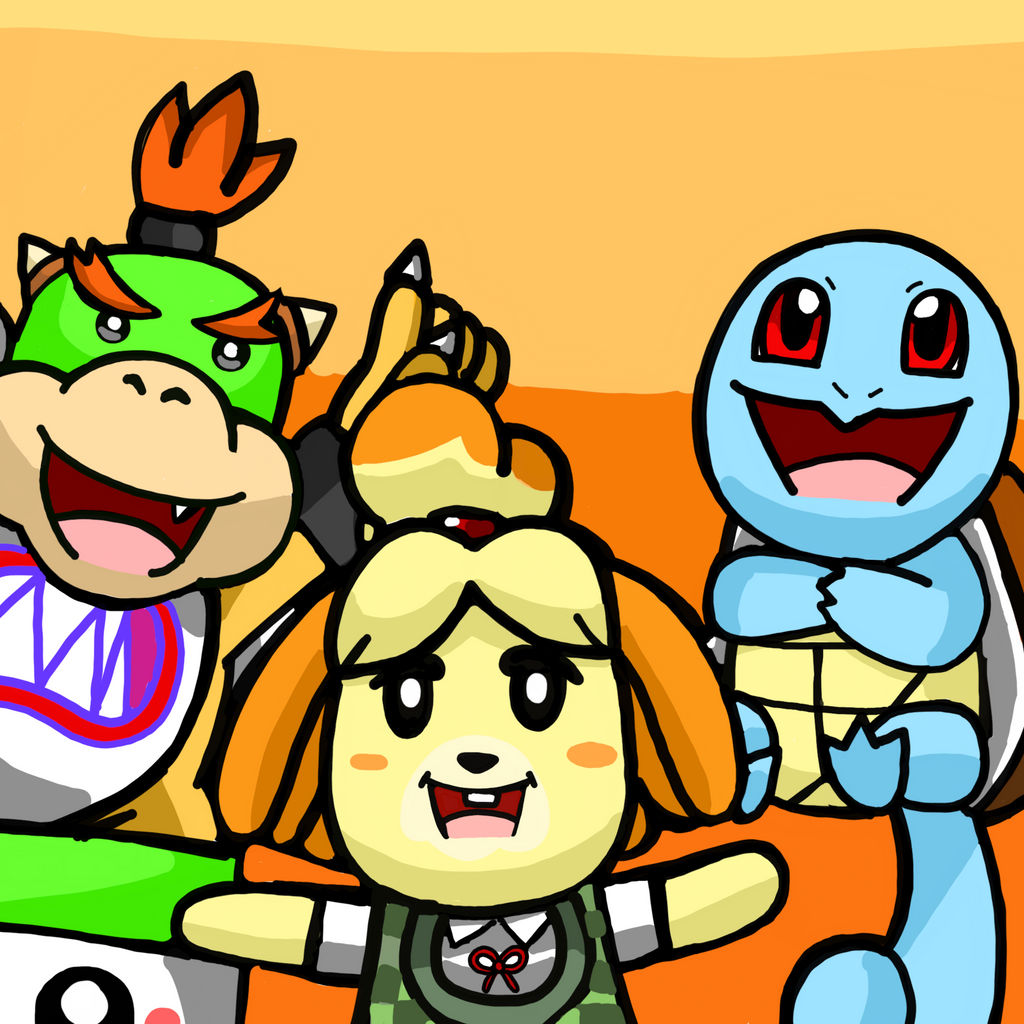 Isabelle Squirtle And Bowser Jr By Robynhillzoneact25 On Deviantart