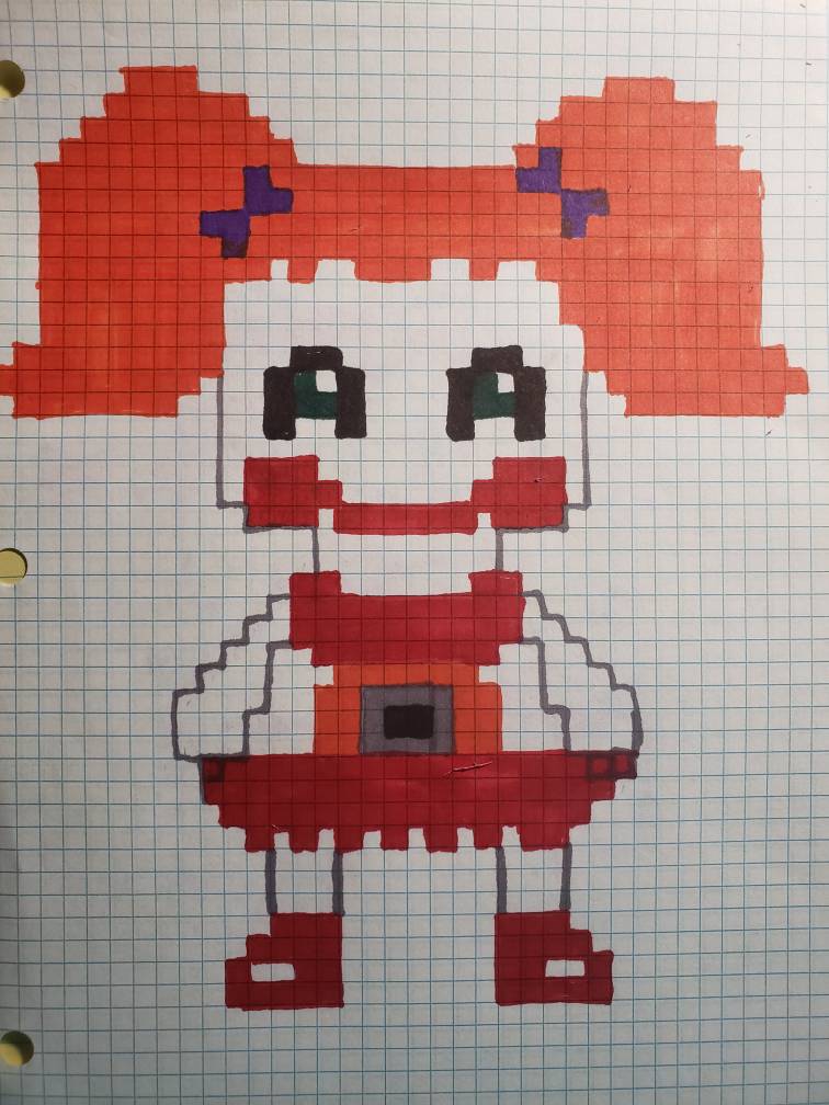 Circus Baby (Pixel Art) by TmntElly14 on DeviantArt Circus Baby (Pixel Art) by TmntElly14 on DeviantArt