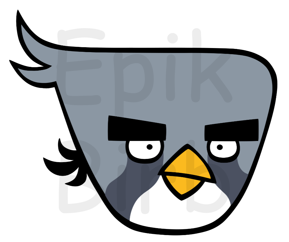 Classic Silver Angry Birds By EpikBirb On DeviantArt classic-silver-angry-birds-by-epikbirb-on-deviantart