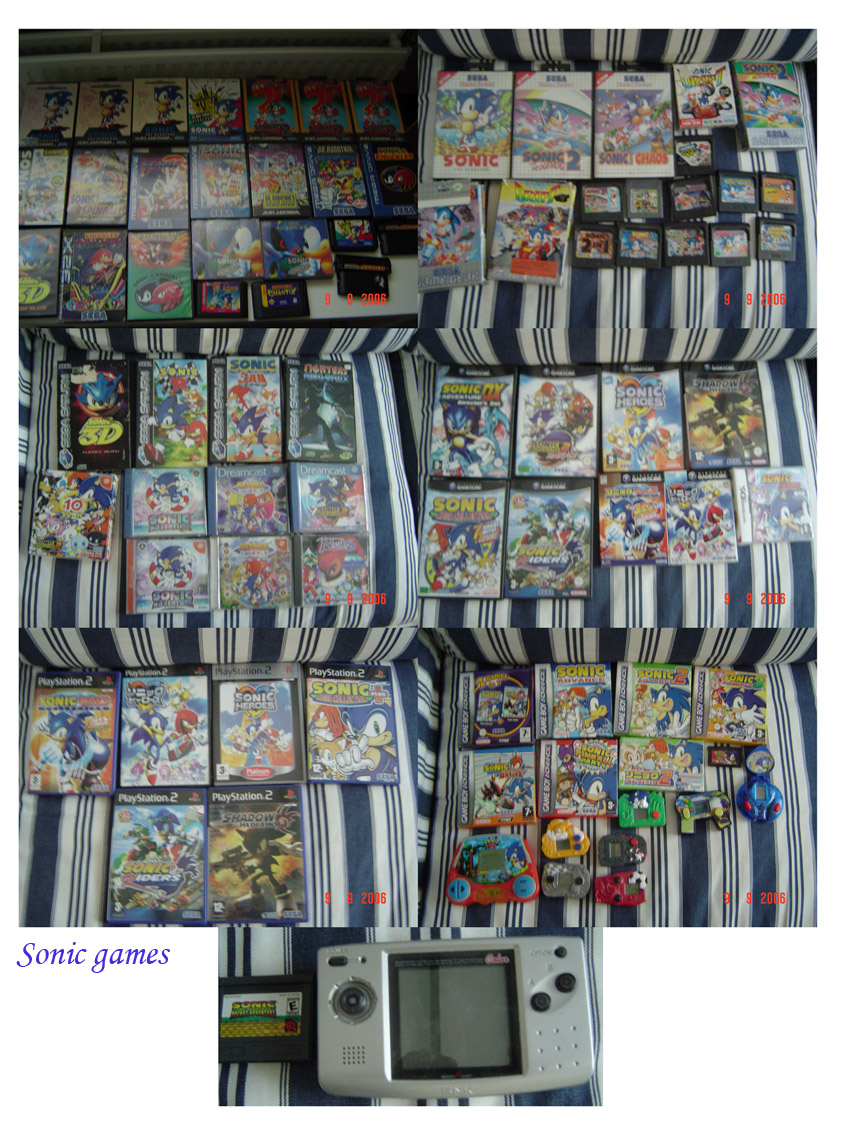 Sonic Collection Games By Thepandamis On Deviantart