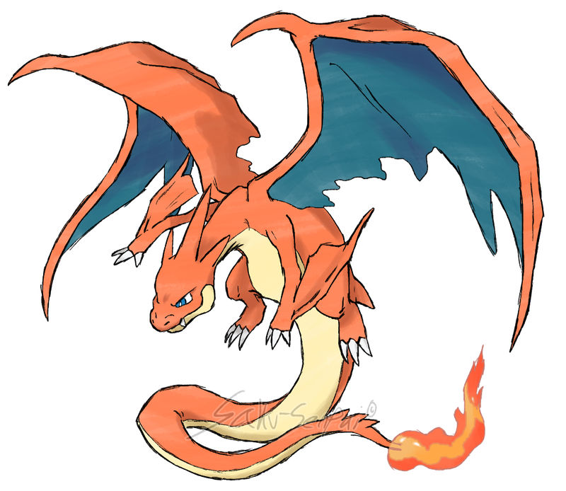 Draw em All Challenge 006 Mega Charizard Y By Saku Senpai On DeviantArt draw-em-all-challenge-006-mega-charizard-y-by-saku-senpai-on-deviantart
