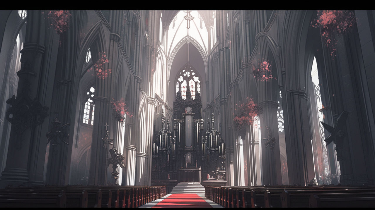 Gothic Cathedral Interior Background by drechenaux on DeviantArt Gothic Cathedral Interior Background by drechenaux on DeviantArt