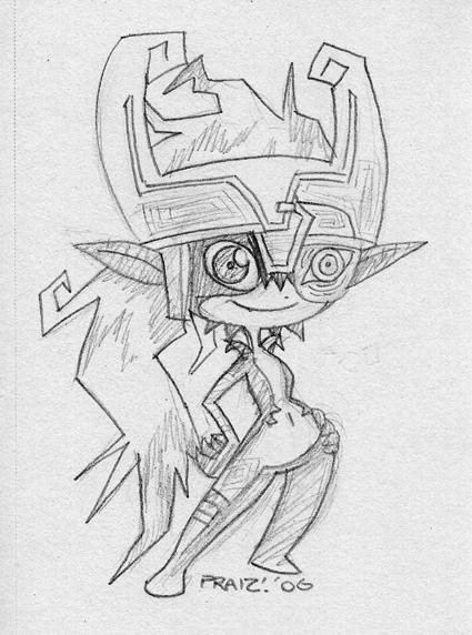 Midna Sketch by EnterPraiz on DeviantArt